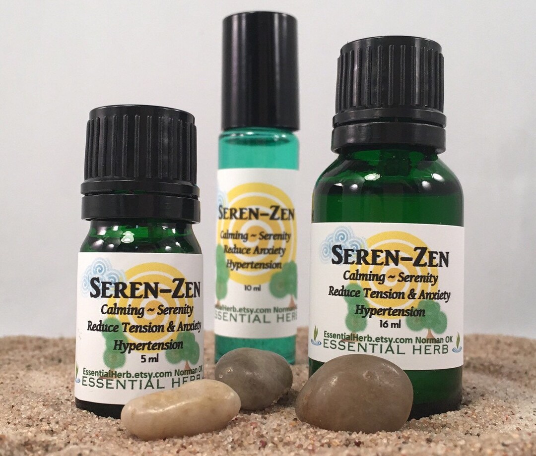 Seren-zen Essential Oil Serenity Blend, Calming Blend, Anxiety Natural ...