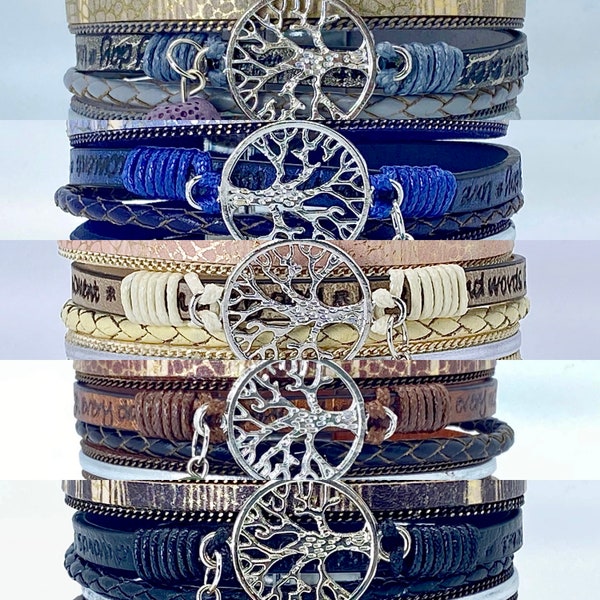 Multi Layer Bracelet - Etsy