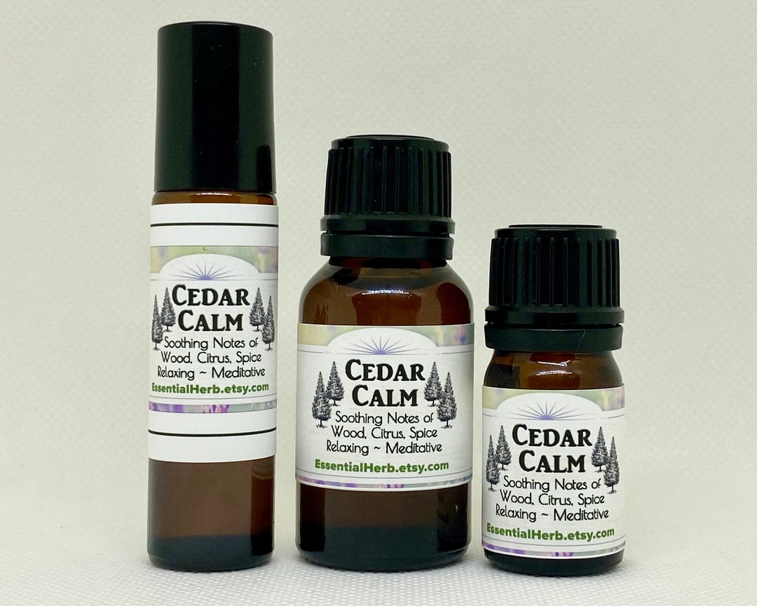 CEDAR CALM Essential Oil, Soothing Blend, Relaxing Blend, Unwind ...