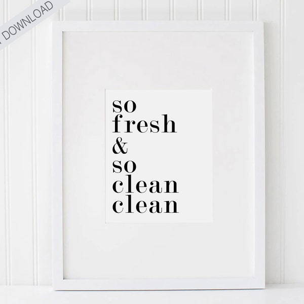 So Fresh and so Clean Clean - Etsy