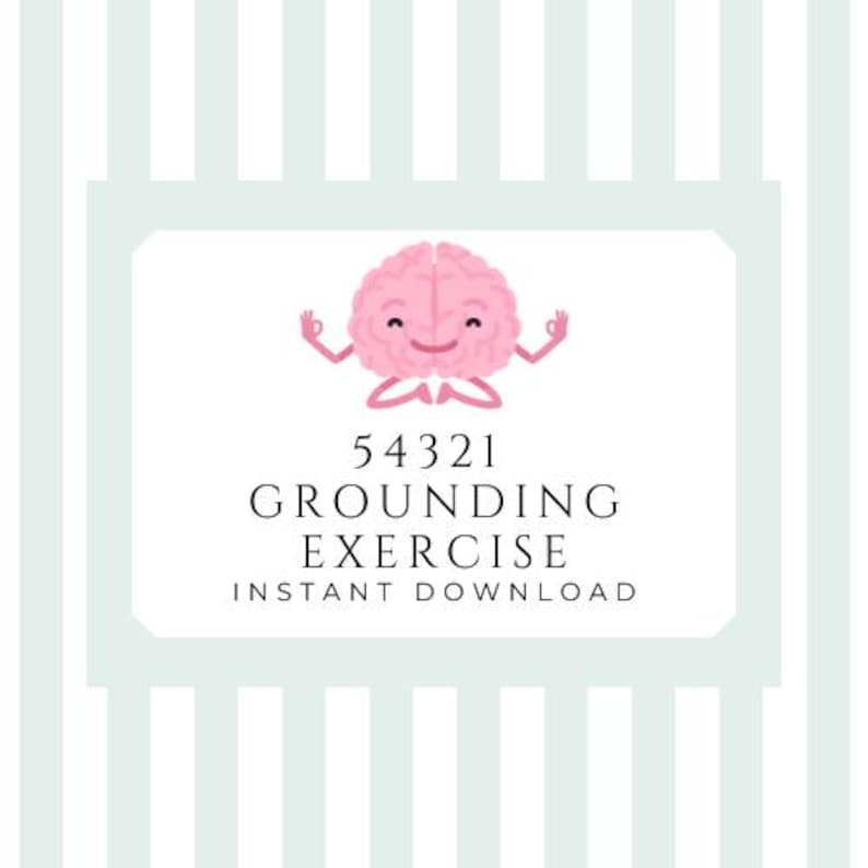 Grounding Exercise Printable - Etsy