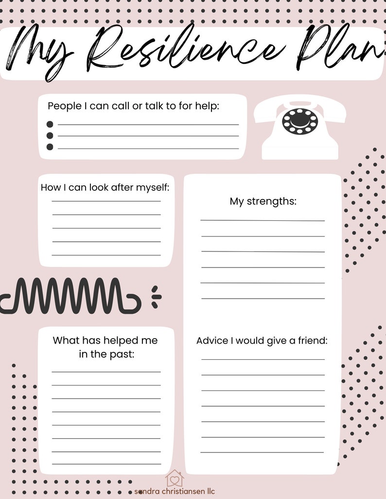 Resilience Plan Instant Download - Etsy