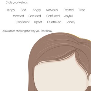 Reusable Feelings Worksheets - Etsy