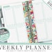 Personal Weekly Planner Inserts LAYLA Collection Fits | Etsy