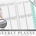 Midori Weekly Planner Inserts CREATIVE Collection Midori - Etsy
