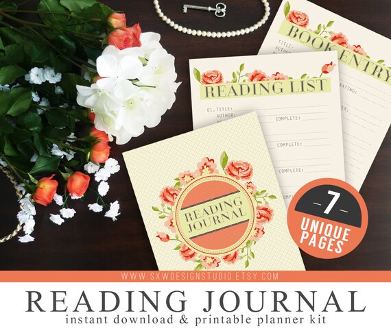 Ultimate Book Journal Reading Planner Organizer Kit - Instant Download ...