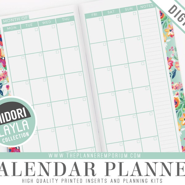 Midori Calendar - Etsy