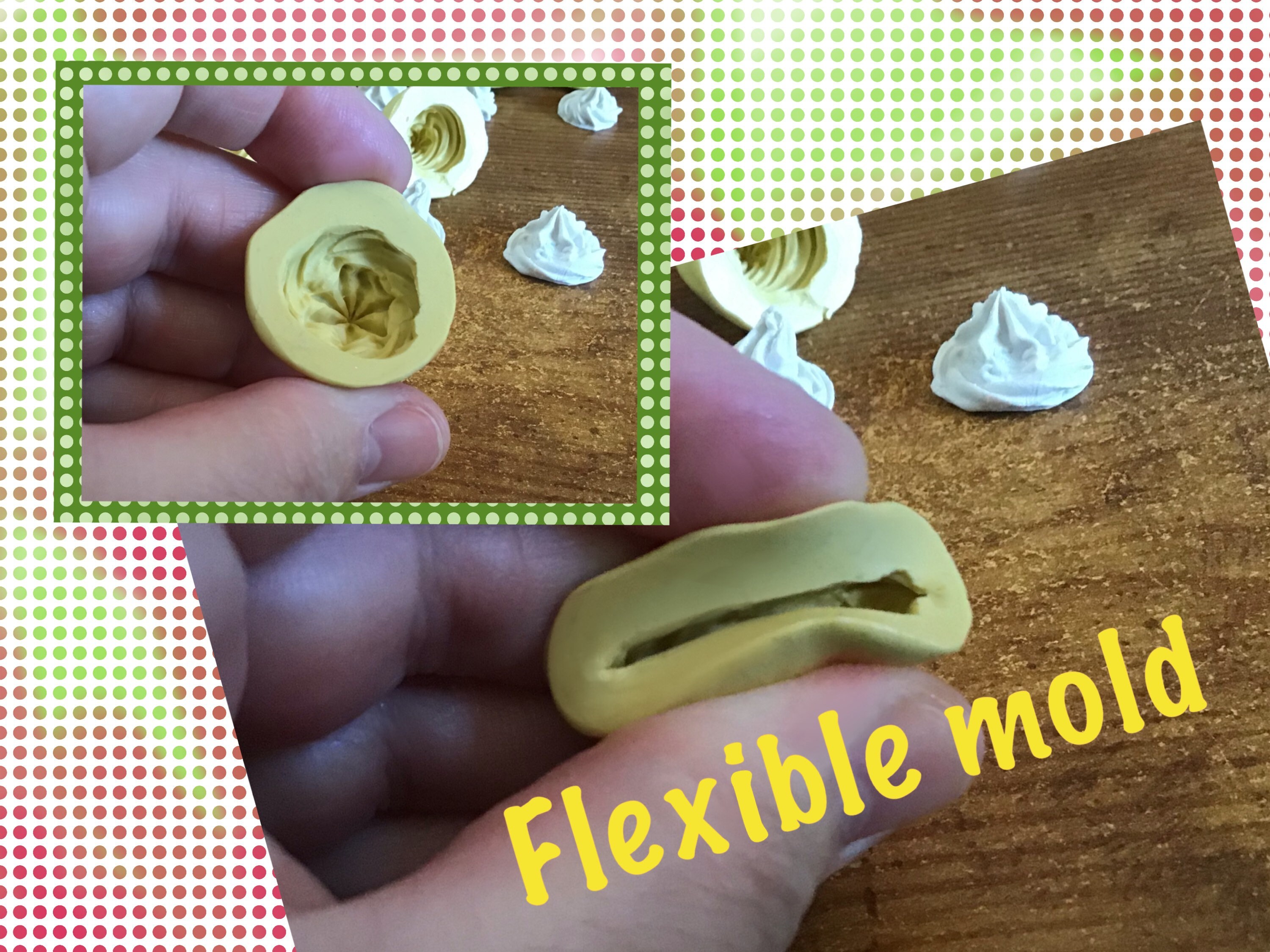 REALISTIC WHIP CREAM Molds Cream Push Molds Ice Cream Push - Etsy