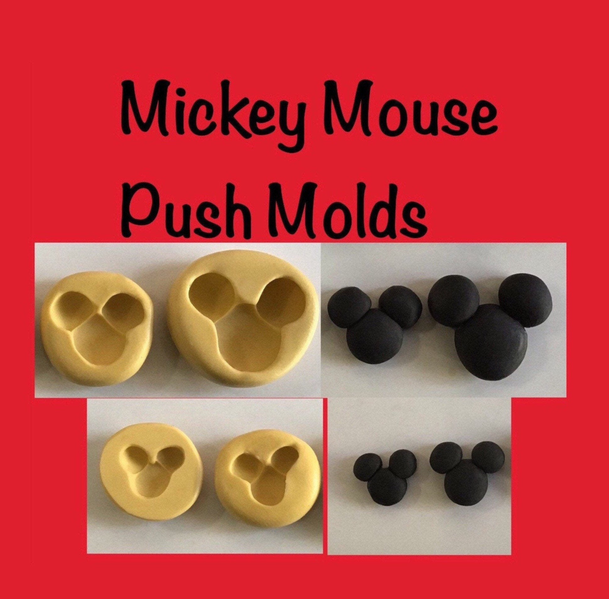 MICKEY MOUSE HEADS silicone push mold flexible molds | Etsy