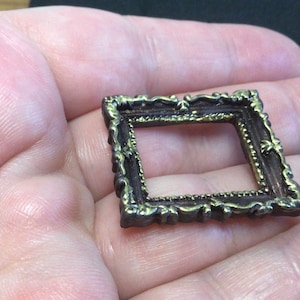 MINIATURE Picture Frame MOLD Silicone Doll House 1 12 Scale 1:24 1/2 ...