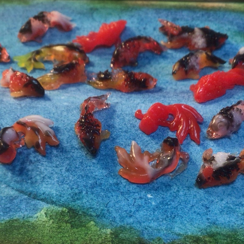 Resin Koi Fish - Etsy