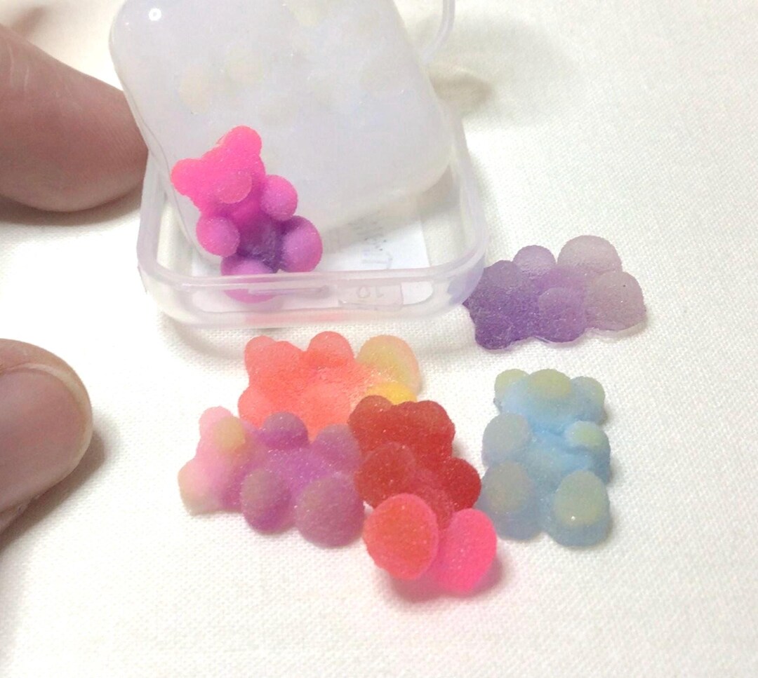 Sugar Bears Silicone Mold: UV Resin Candy Crafts Gummy Gummies Faux ...