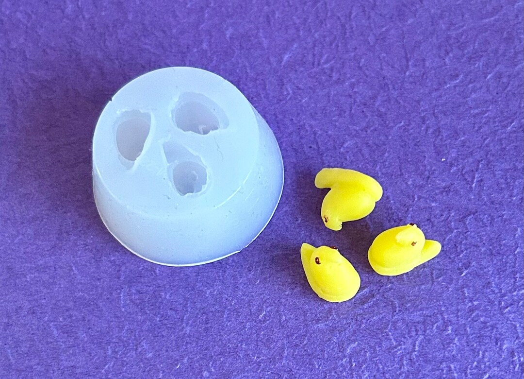 Peep Chicks Silicone Mold: 3-cavity Easter Candy, UV Resin - Etsy