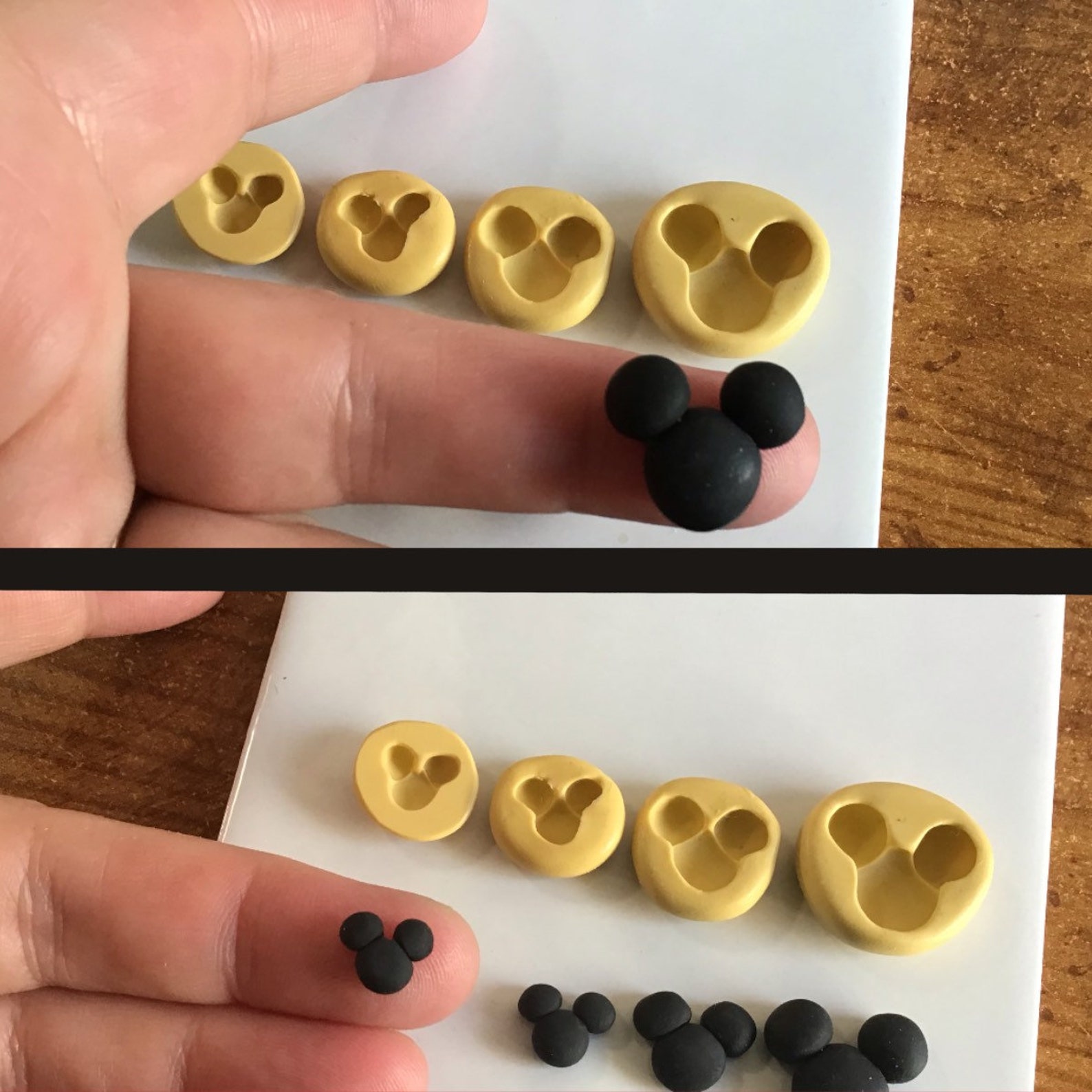 MICKEY MOUSE HEADS Silicone Push Mold Flexible Molds - Etsy
