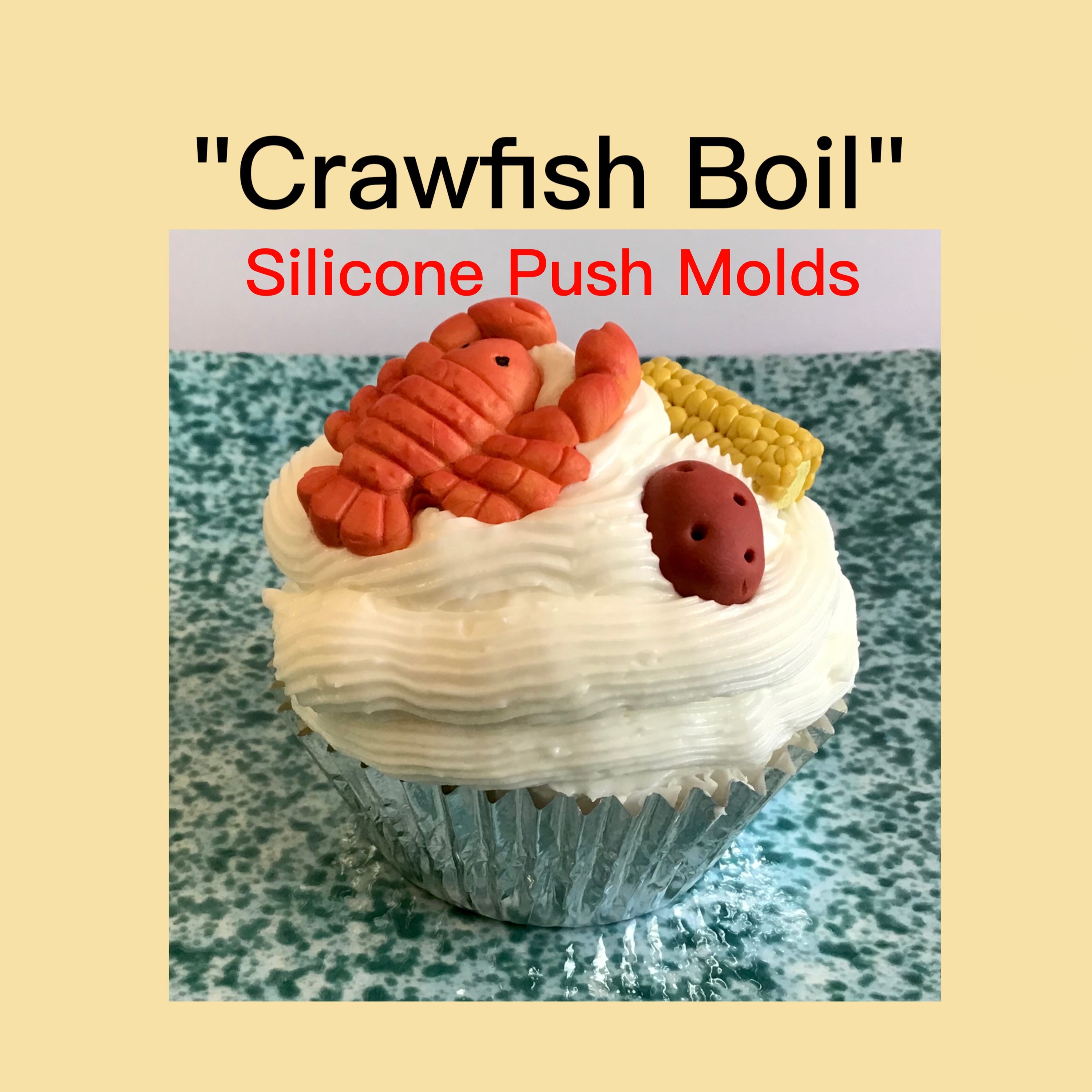 CRAWFISH BOIL silicone molds push molds potato mold lobster | Etsy