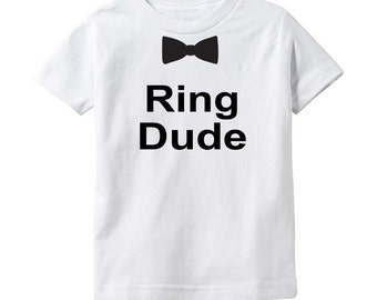 Ring Security Shirt Wedding Day Ring Bearer Bridal | Etsy