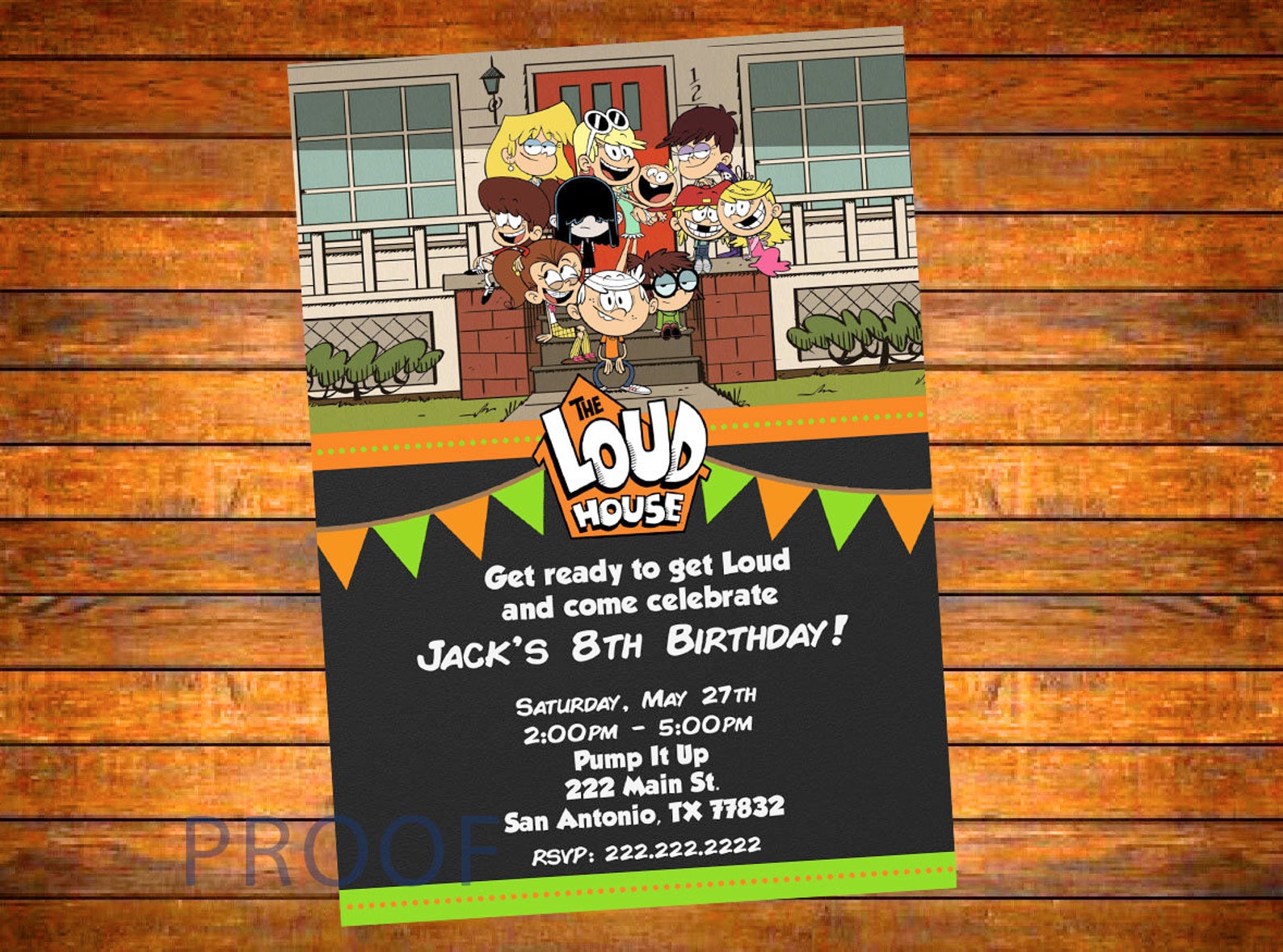 The Loud House Birthday Banner Digital Download - Etsy