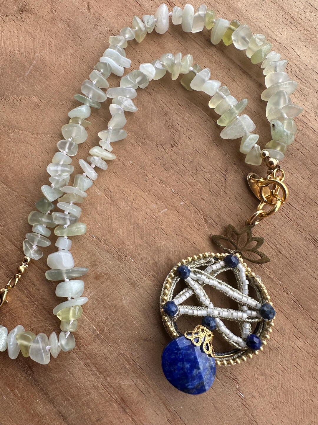 Special Amulet Star of Bethlehem. Necklace Made With Natural Stones ...