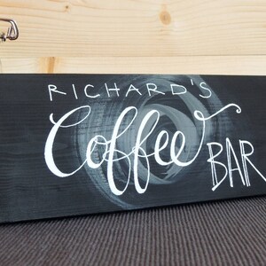 Coffee Sign, Coffee Bar Sign, Custom Kitchen Sign, Coffee Addict Sign ...