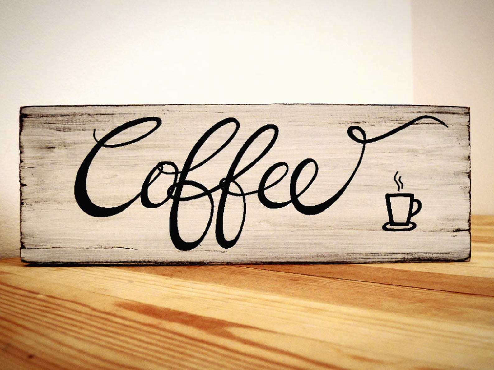 Pallet Wood Coffee Sign, Coffee Sign on Wood, Wooden Coffee Sign ...