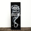 Coffee Sign, Coffee Bar Sign, Custom Kitchen Sign, Coffee Addict Sign ...