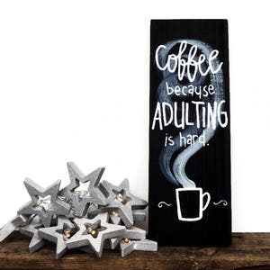 Coffee Sign, Coffee Cozy, Coffee Bar, Coffee Gift, Coffee Signs for ...