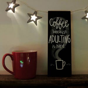 Coffee Sign, Coffee Cozy, Coffee Bar, Coffee Gift, Coffee Signs for ...