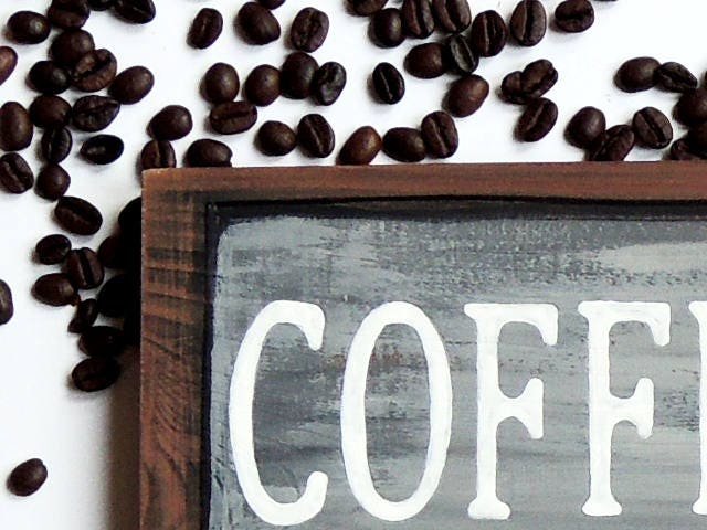 Letrero de café y té Letreros de café Letreros de té - Etsy México