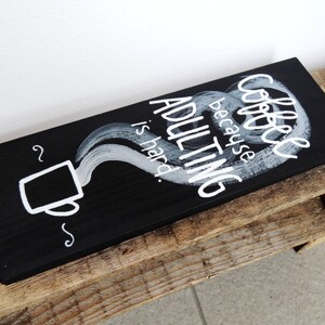 Coffee Sign, Coffee Cozy, Coffee Bar, Coffee Gift, Coffee Signs for ...