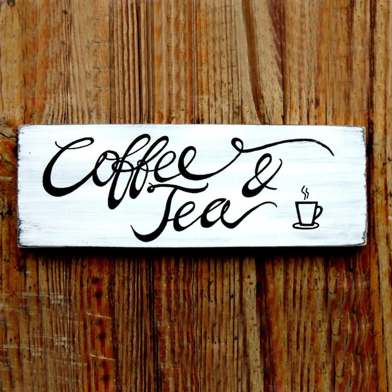 Coffee and Tea Signs - Etsy