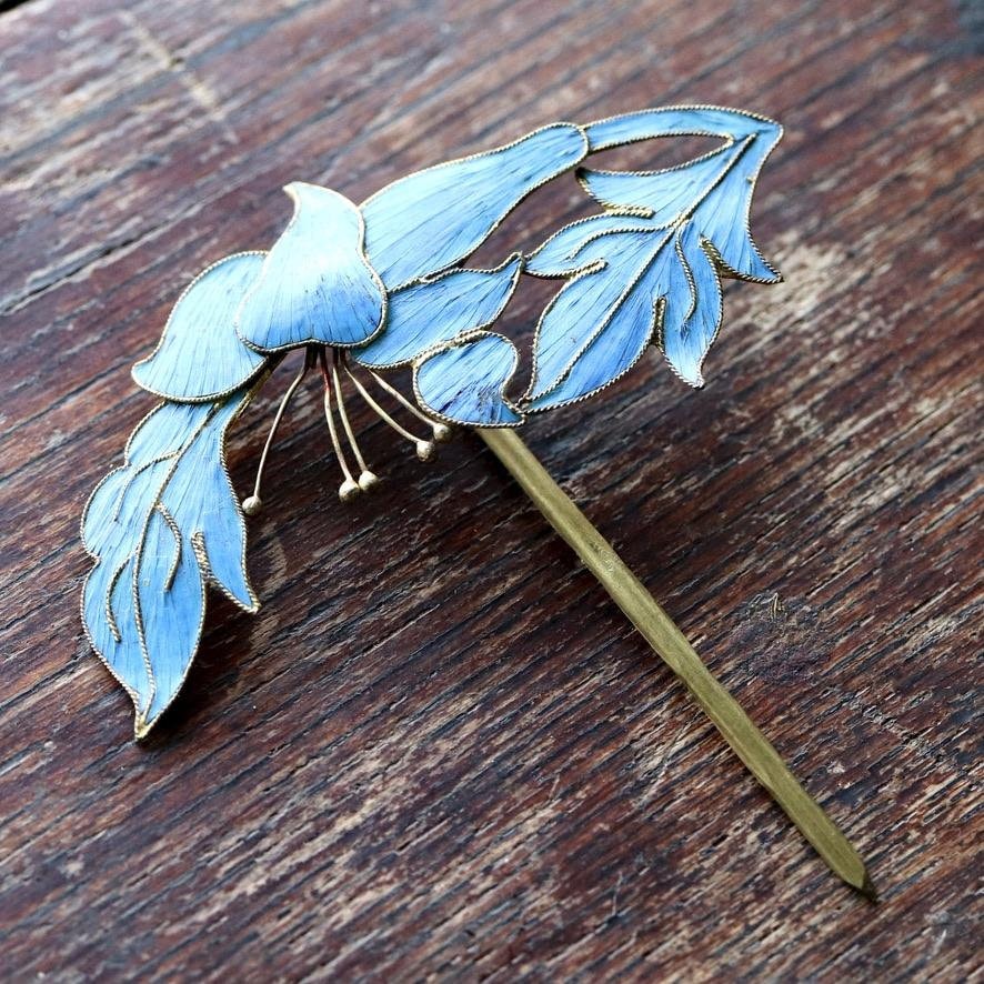 Qing Dynasty Tian-tsui Hair Pin Small - Etsy