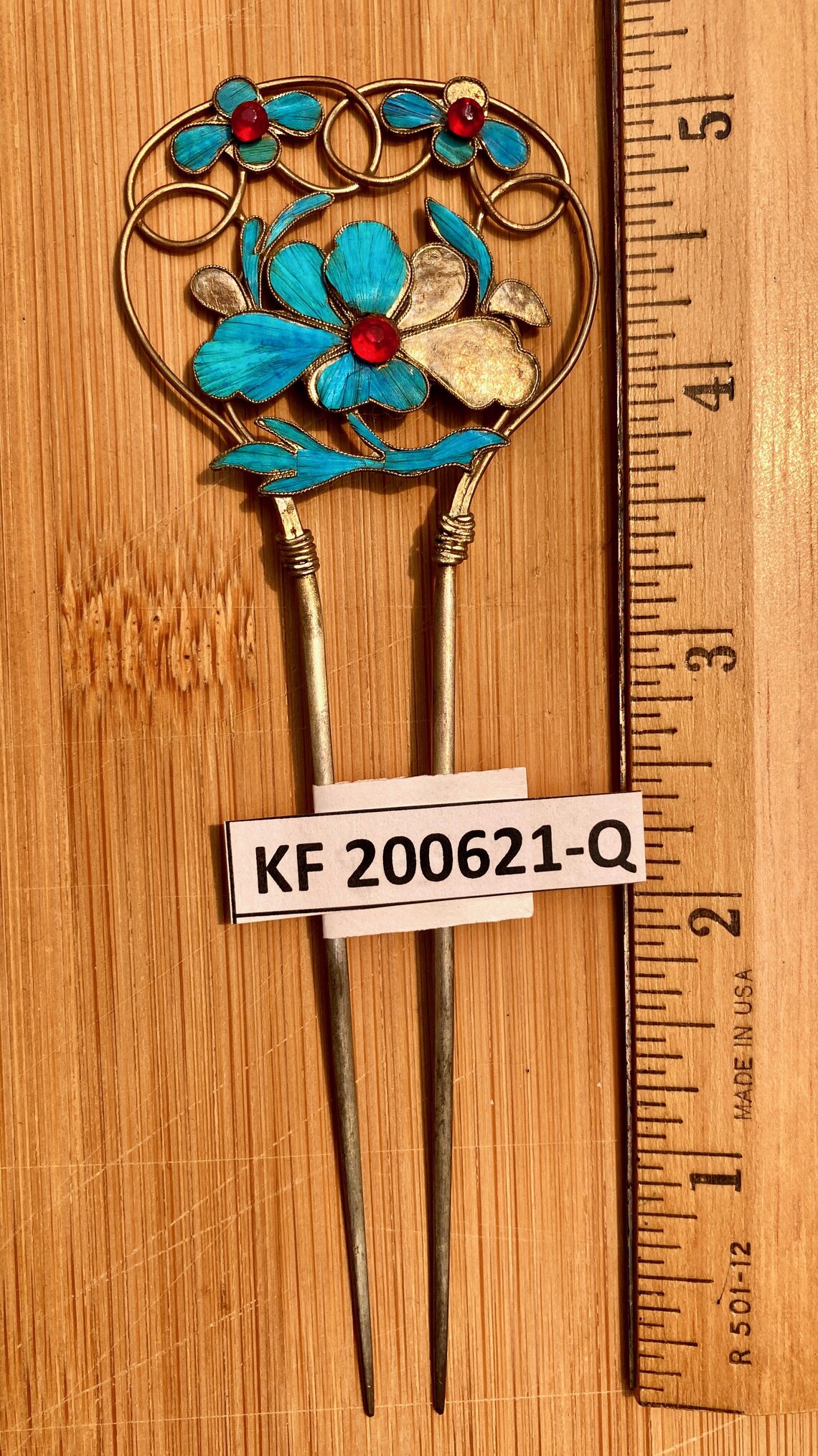 Antique Qing Dynasty 5 1/8" Tian-tsui Hair Pin - Etsy