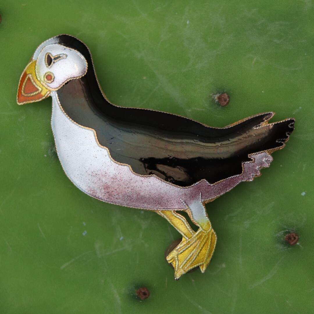 Puffin Pin - Etsy