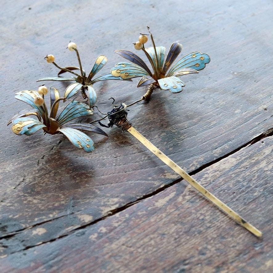 Collectors Qing Dynasty Tian-tsui Hair Pin - Etsy