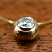 Globe 14k Gold and Diamond Necklace - Etsy