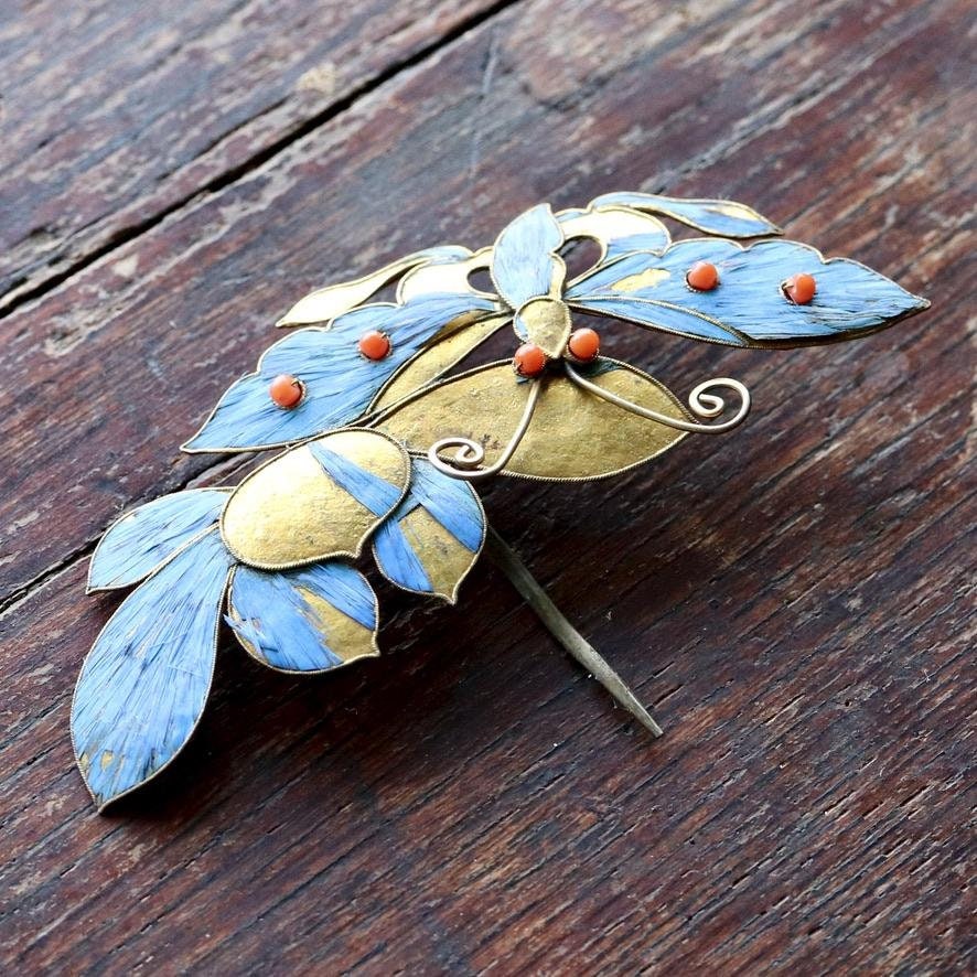 Qing Dynasty Tian-tsui Hair Pin Small - Etsy