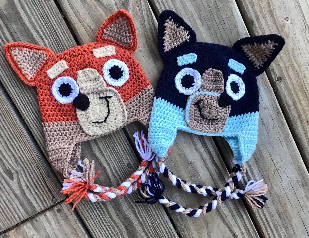 PATTERN ONLY, Bluey Hat Patttern, Bingo Hat Pattern, Character Hat ...