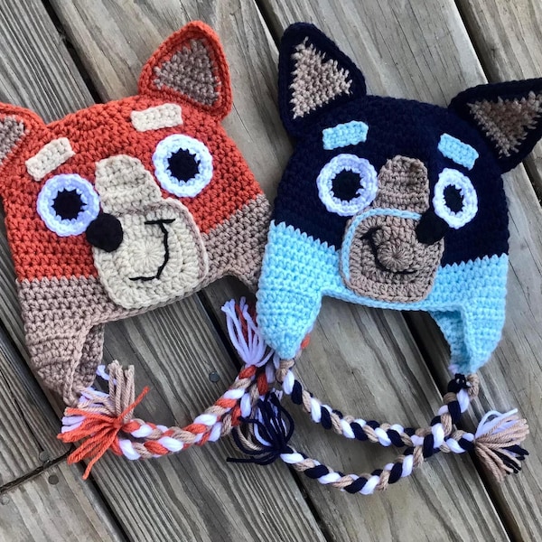 Bluey Crochet Hat Pattern - Etsy