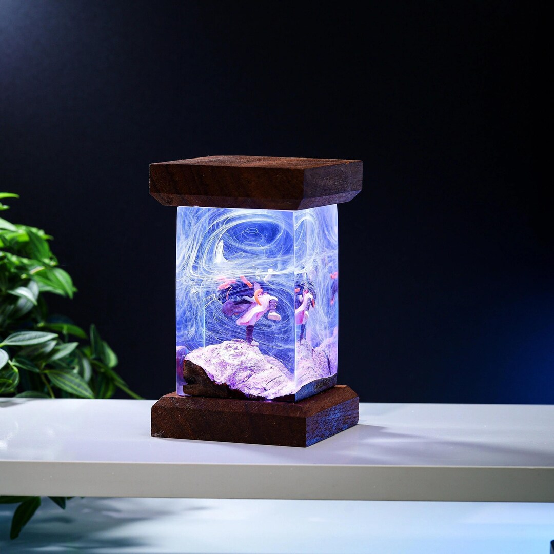 Nezuko Demon Lamp – Anime Resin Night Light – Gift for Demon Fans - Etsy