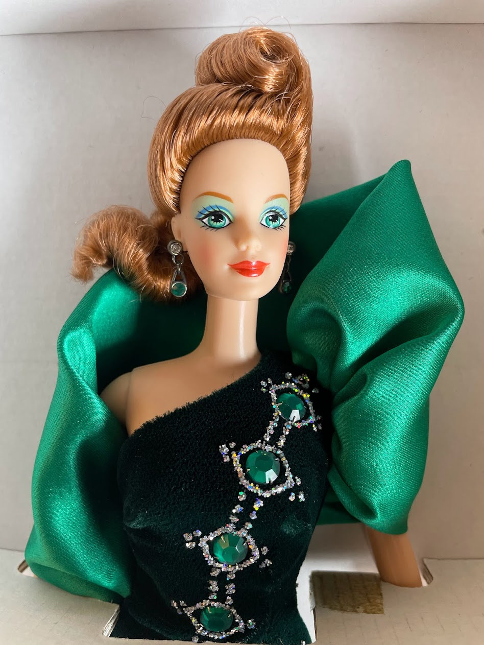 1996 Collectors Edition Emerald Embers Barbie (#15521) - the Jewel ...