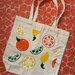 Hand Painted Citrus Theme Tote Bag - Etsy