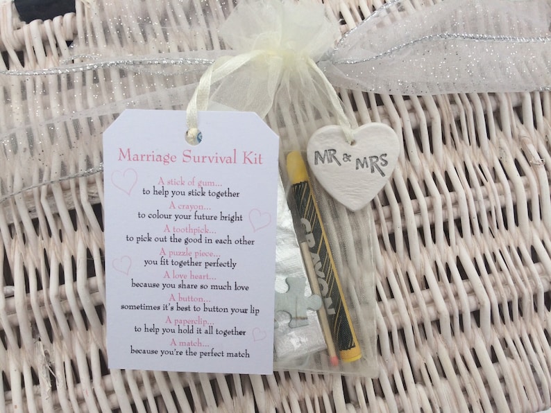 Marriage Survival Kit Wedding Gift Gift for the Happy - Etsy