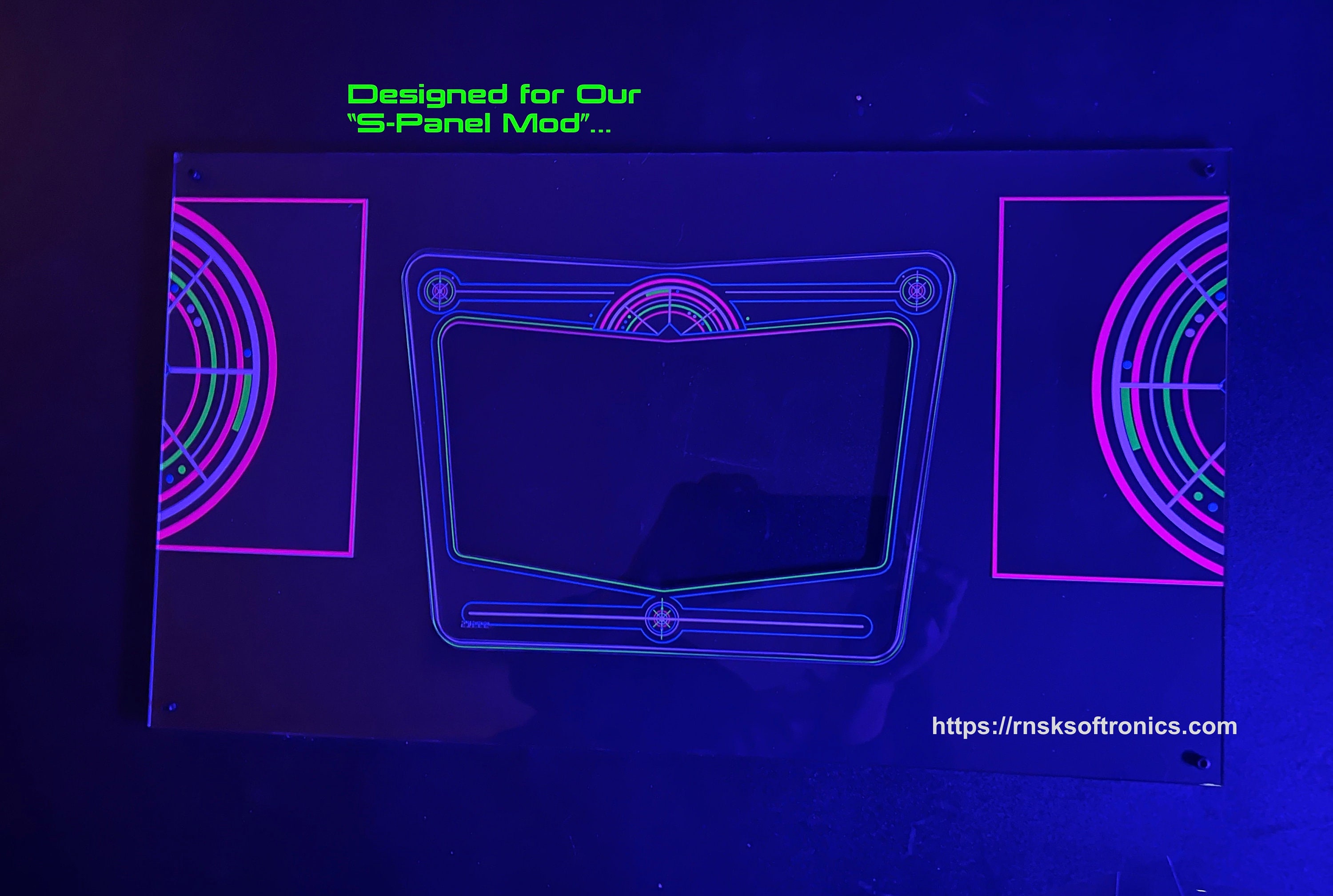 Arcade1up TRON NEON Art Kit - Etsy