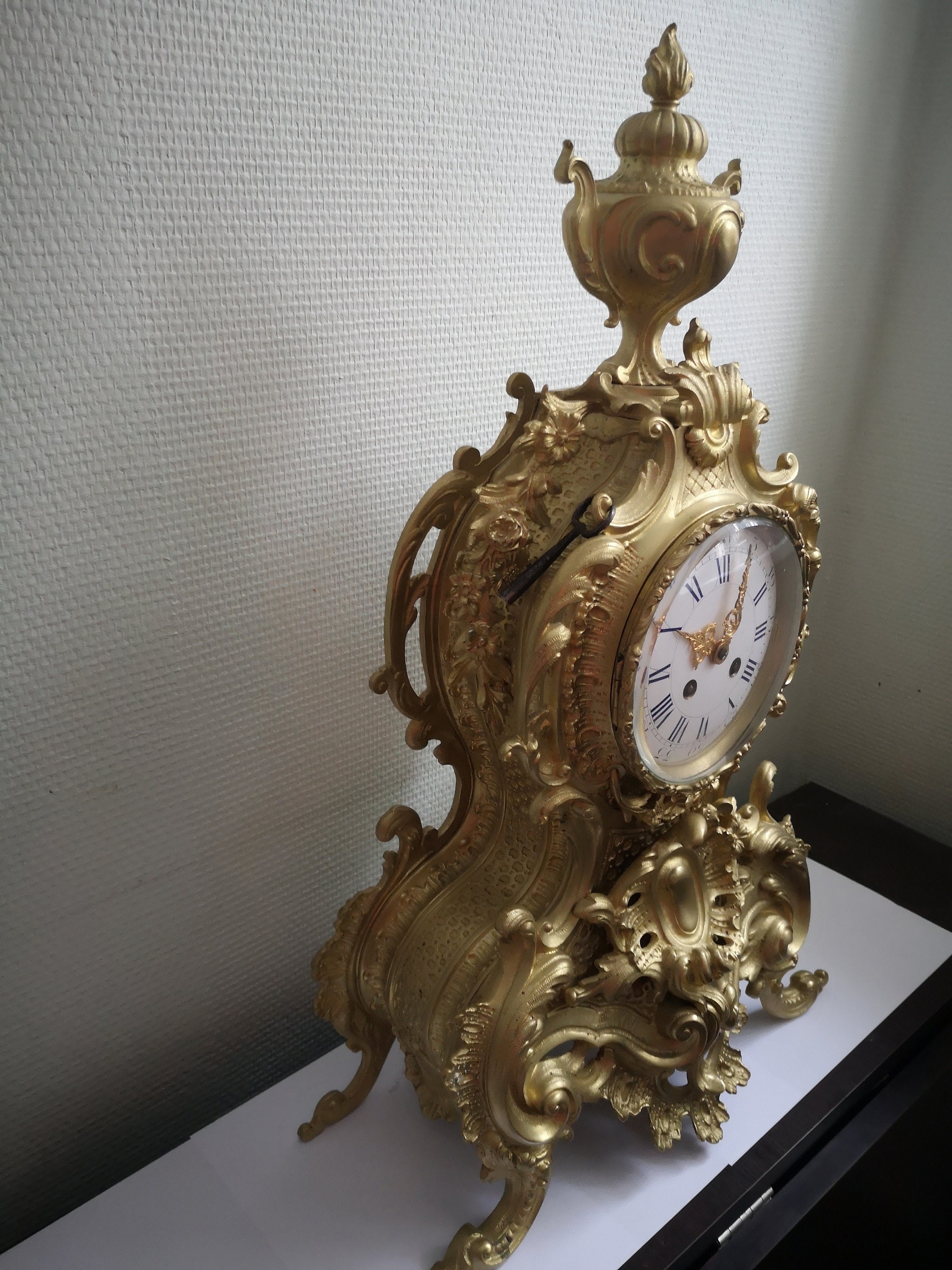 Antique BRONZE French Pendulum Clock - Early 19th Century,mechanical ...