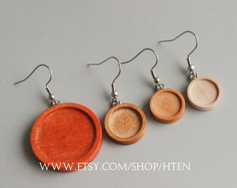 Wood earring blanks | Etsy