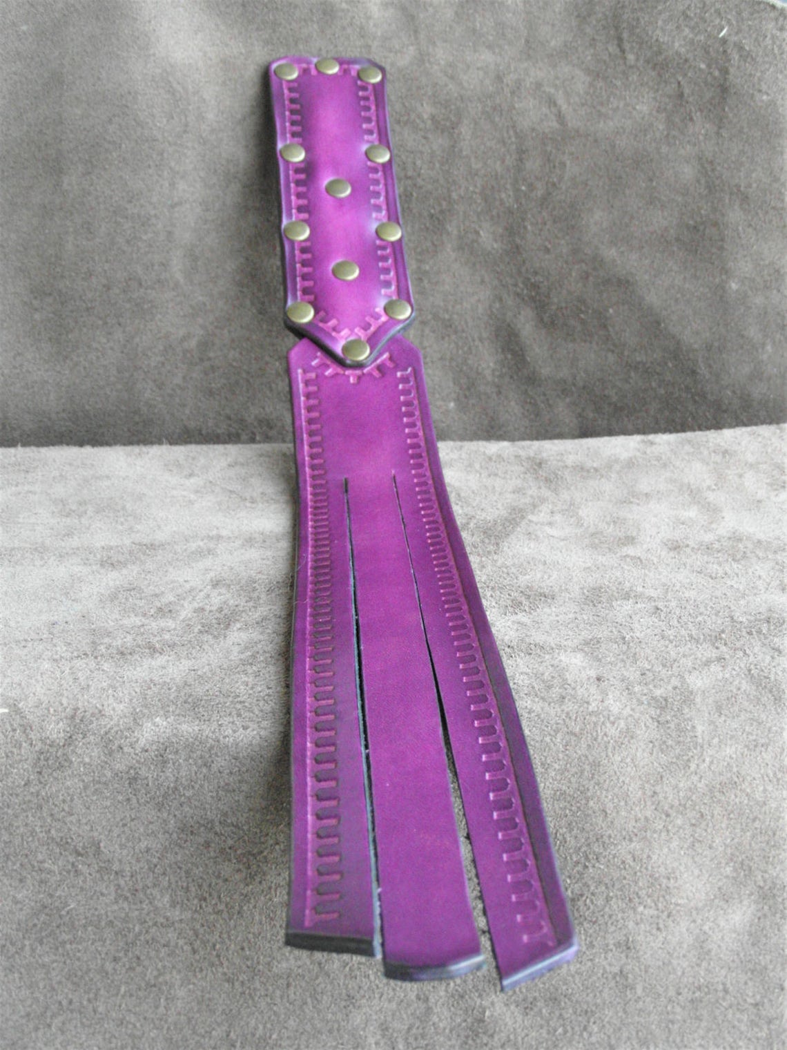 Leather Tawse Spanking Strap Correctional Paddle Prison | Etsy