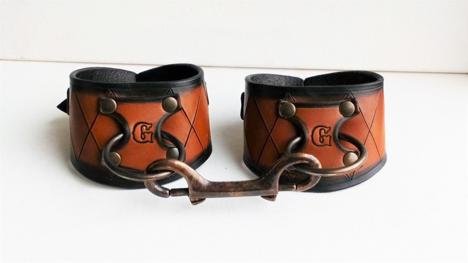 Monogram Handcuffs Personalised Handcuffs BDSM Monogram - Etsy UK