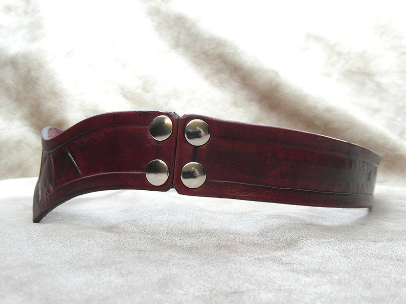 Leather Headband Fantasy Cosplay Headband Hairband Unisex | Etsy