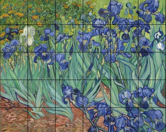 Van Gogh Tile Mural - Etsy