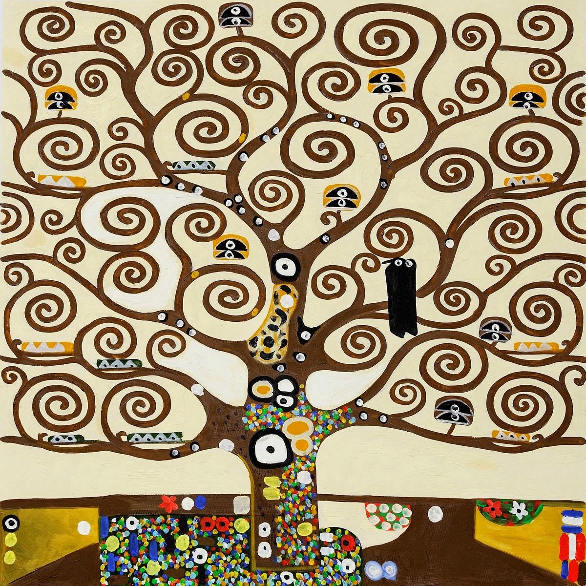 6 X 6 Ceramic Accent Tile , Tree of Life - Etsy